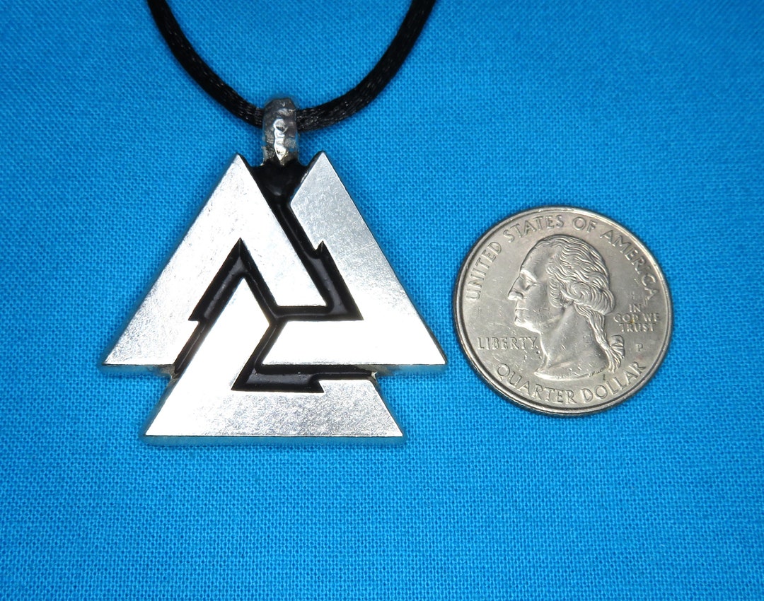 Valknut Pendant Necklace Viking Pendant Odin Wotan Norse - Etsy