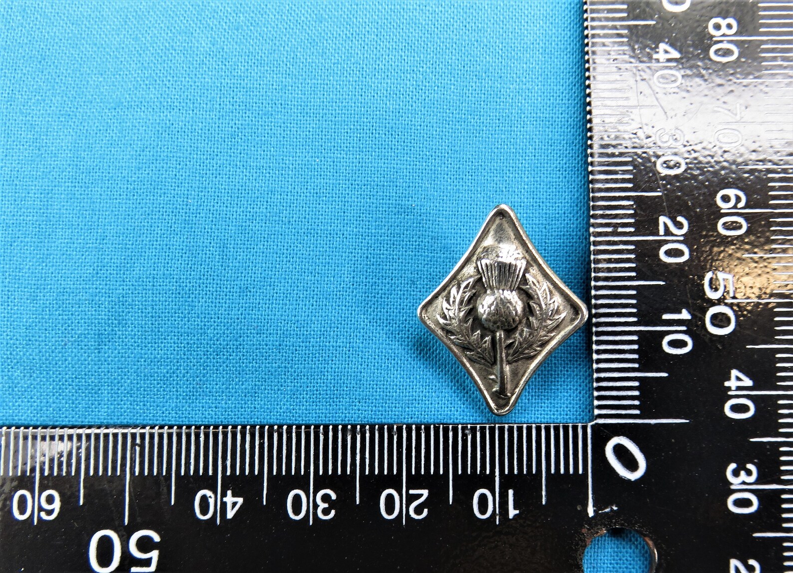 Scottish Thistle Button 3/4 Wide Shank Button Handmade - Etsy