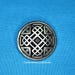 Celtic Shield Button 1", 25mm Handmade Cast Silver Pewter Irish Celtic ...