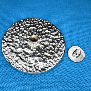 Celtic Knot Concho, 1 1/2", Handmade Cast Silver Pewter Metal Chicago ...