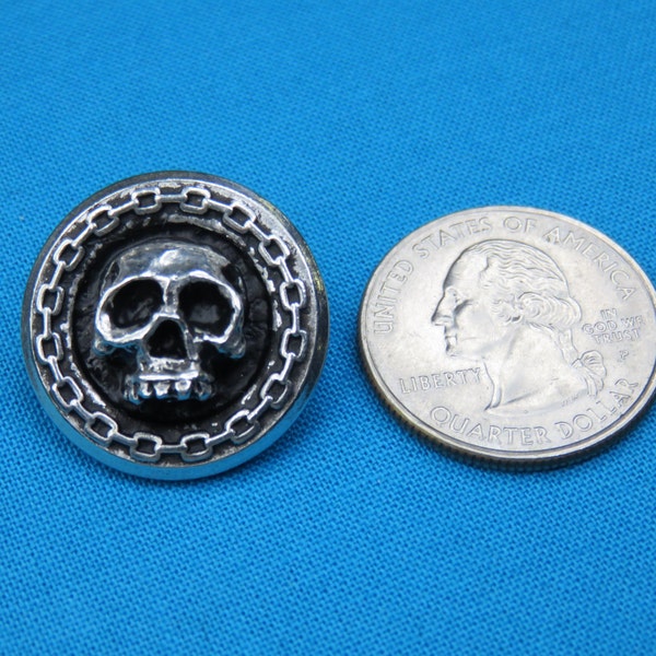 Metal Skull Buttons - Etsy