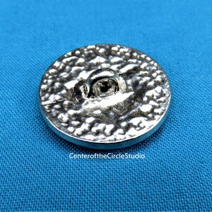 Celtic Shield Button 1", 25mm Handmade Cast Silver Pewter Irish Celtic ...