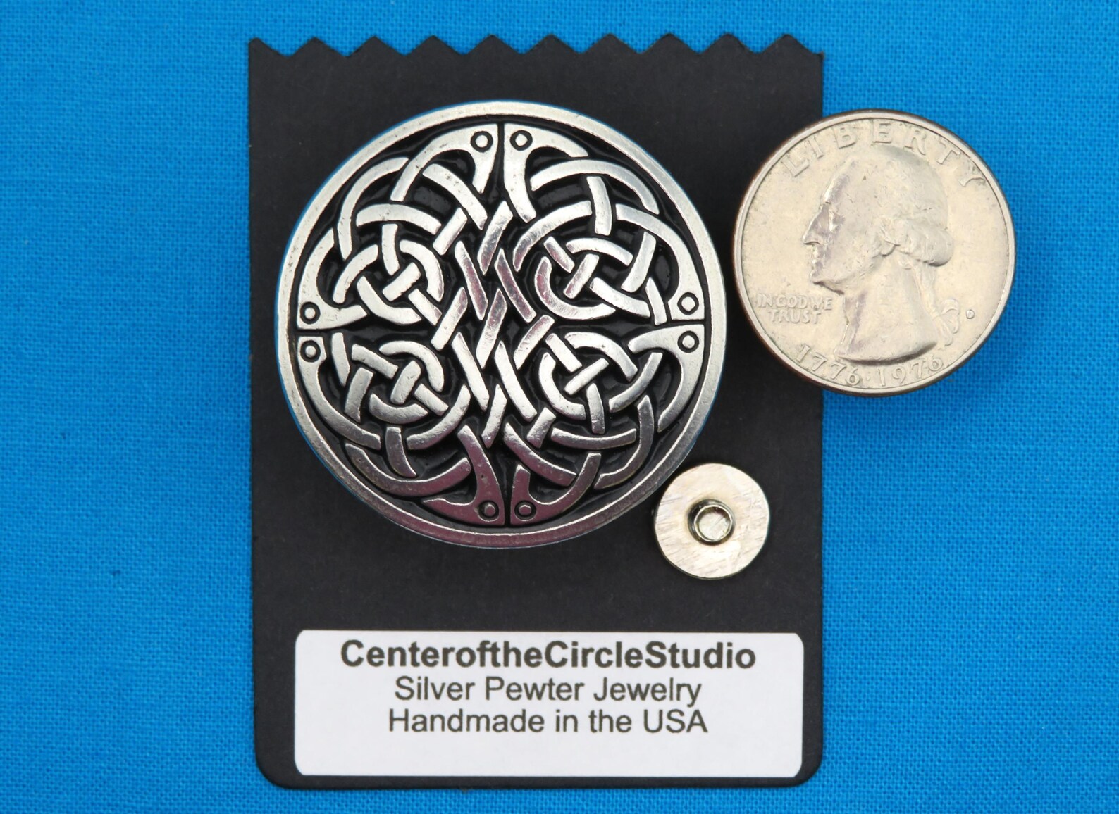 Celtic Knot Concho, 1 1/2
