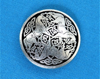 Concho / Screw Back Rivet Celtic Snakes - Etsy