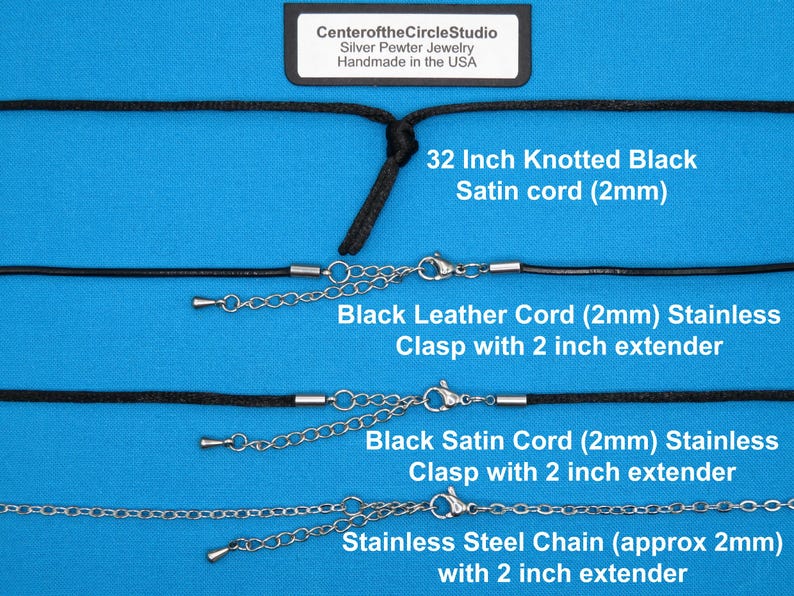 Celtic Cross Necklace: (extra-large) Handmade Solid Silver Pewter ...