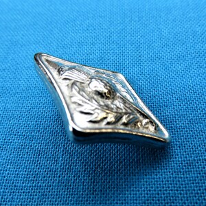 Scottish Thistle Button, 3/4 Wide, Shank Button Handmade in Silver ...