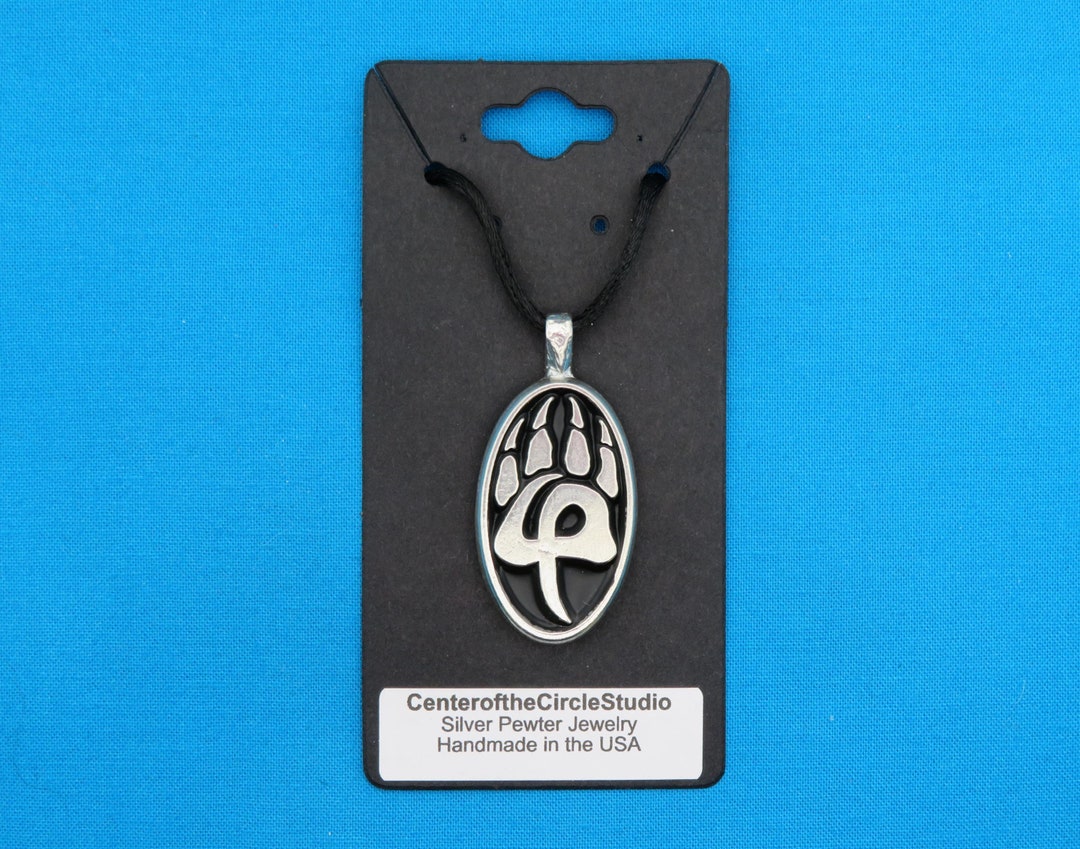 Small Furry Symbol Jewelry Phipaw Phi-paw Necklace Pendant, Handmade ...