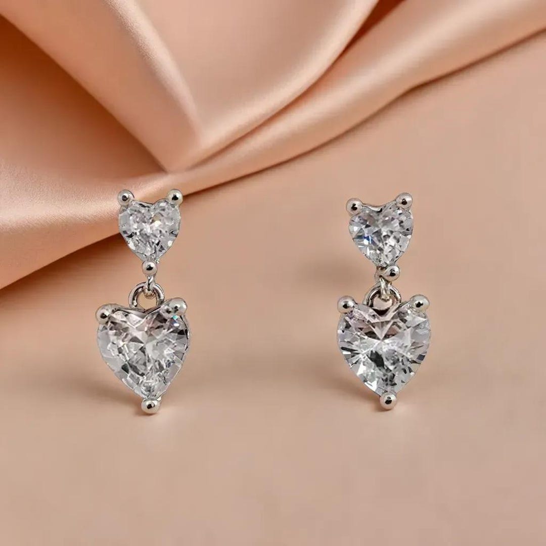 Pandora Double Heart Stud Earrings, Cherish Special Moments With ...