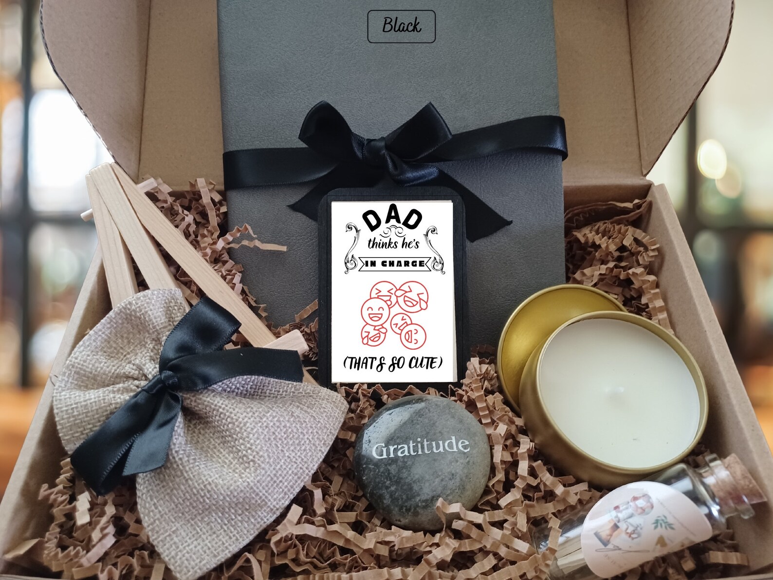 Custom Gift Box for Dad, Fathers Day Personalized Gift Set, Miniature ...