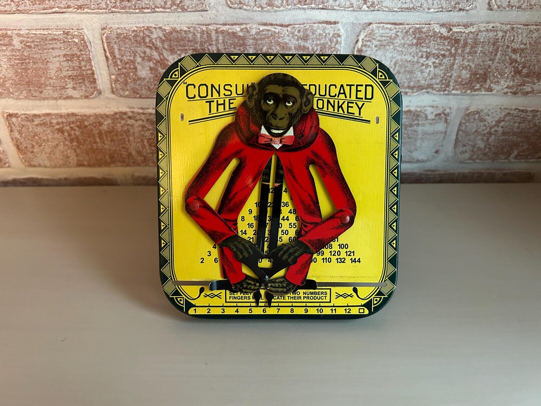 Vintage Circa 1999 Consul the Educated Monkey Mechanical Multiplication ...
