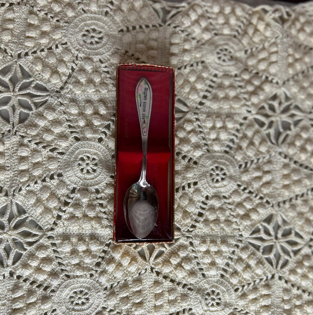 Vintage Ave Maria Grotto Souvenir Spoon – 1960s–1970s – Japan Made ...