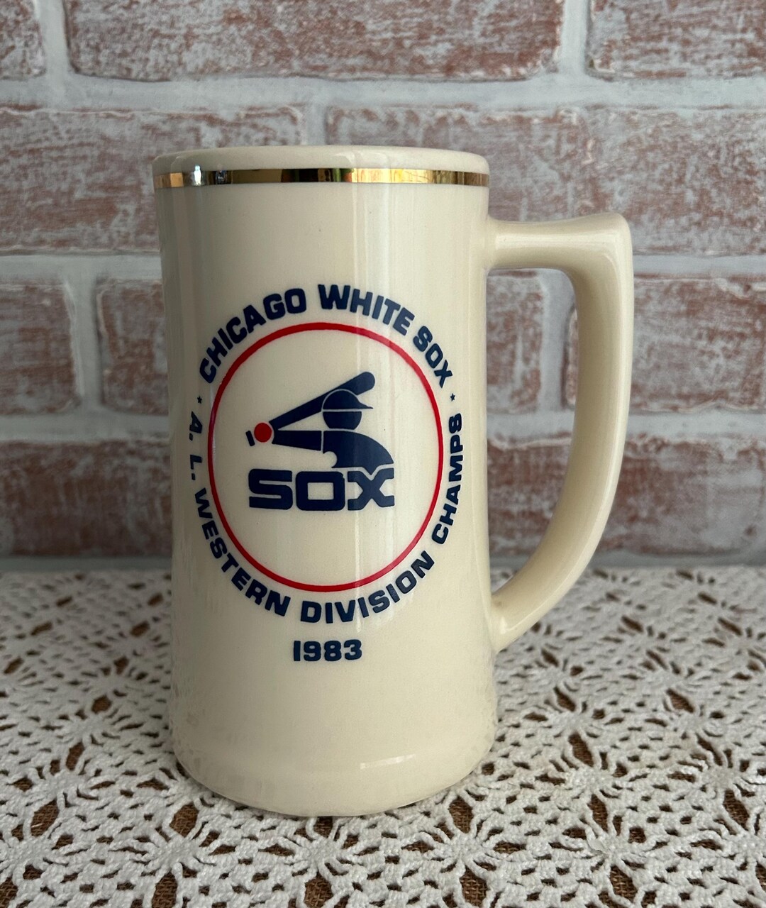 1983 Chicago White Sox Western Division Championship Beer Stein - Etsy