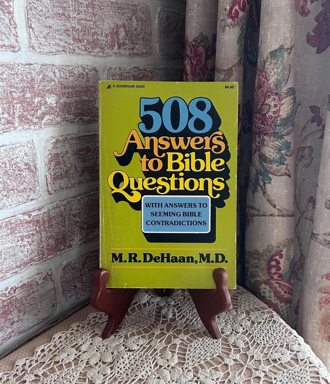 Vintage 508 Answers to Bible Questions by M.R. Dehaan MD 1979 ...