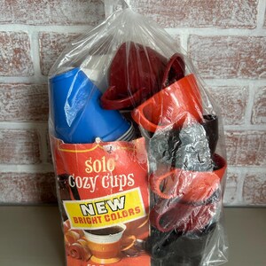 Vintage 1960s Solo Cozy Cups – Sealed Pack of 50 Disposable Cups With 7 ...
