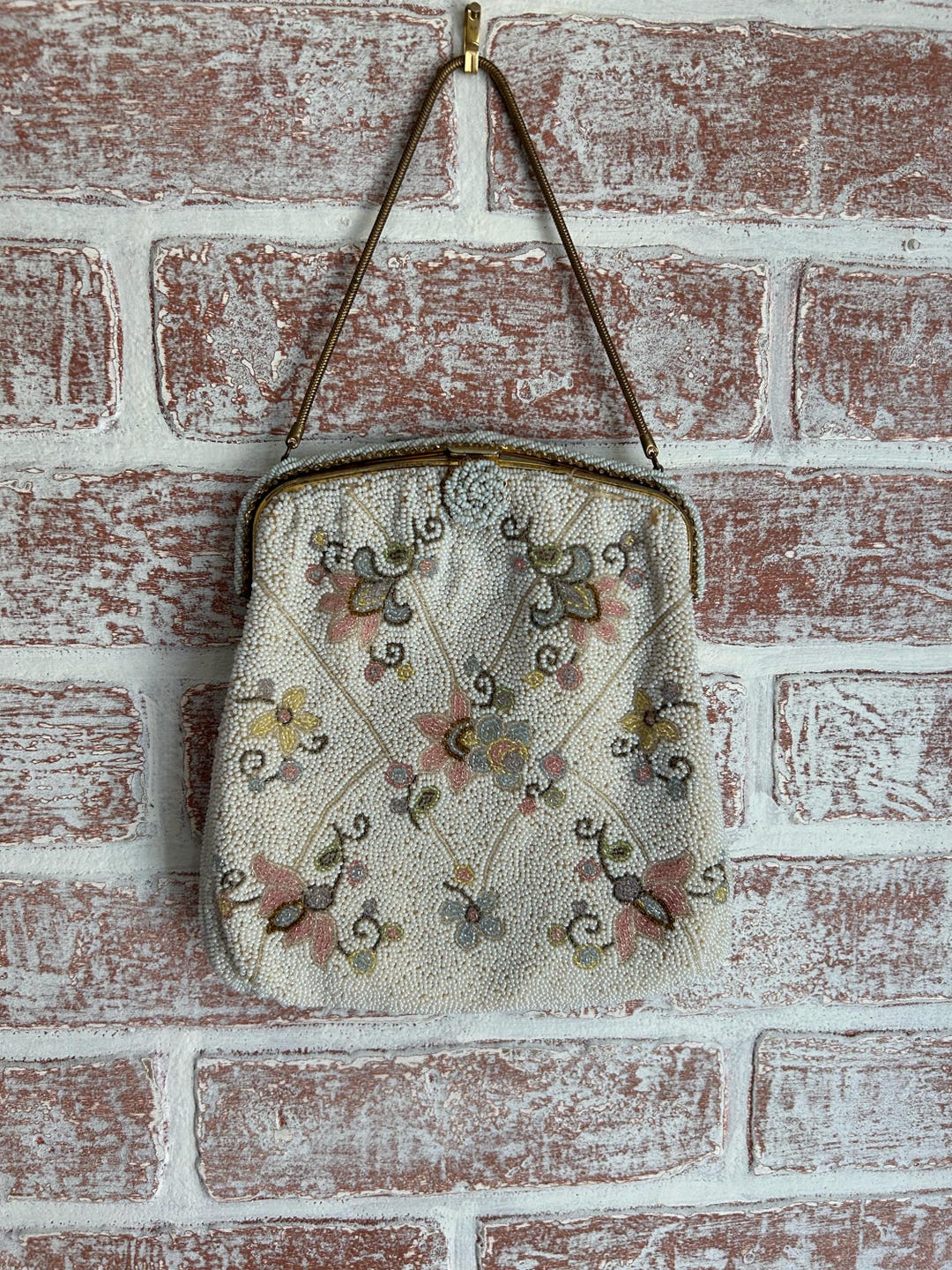 Walborg Vintage Beaded Evening Purse | French Made 1940s–1950s Handbag ...