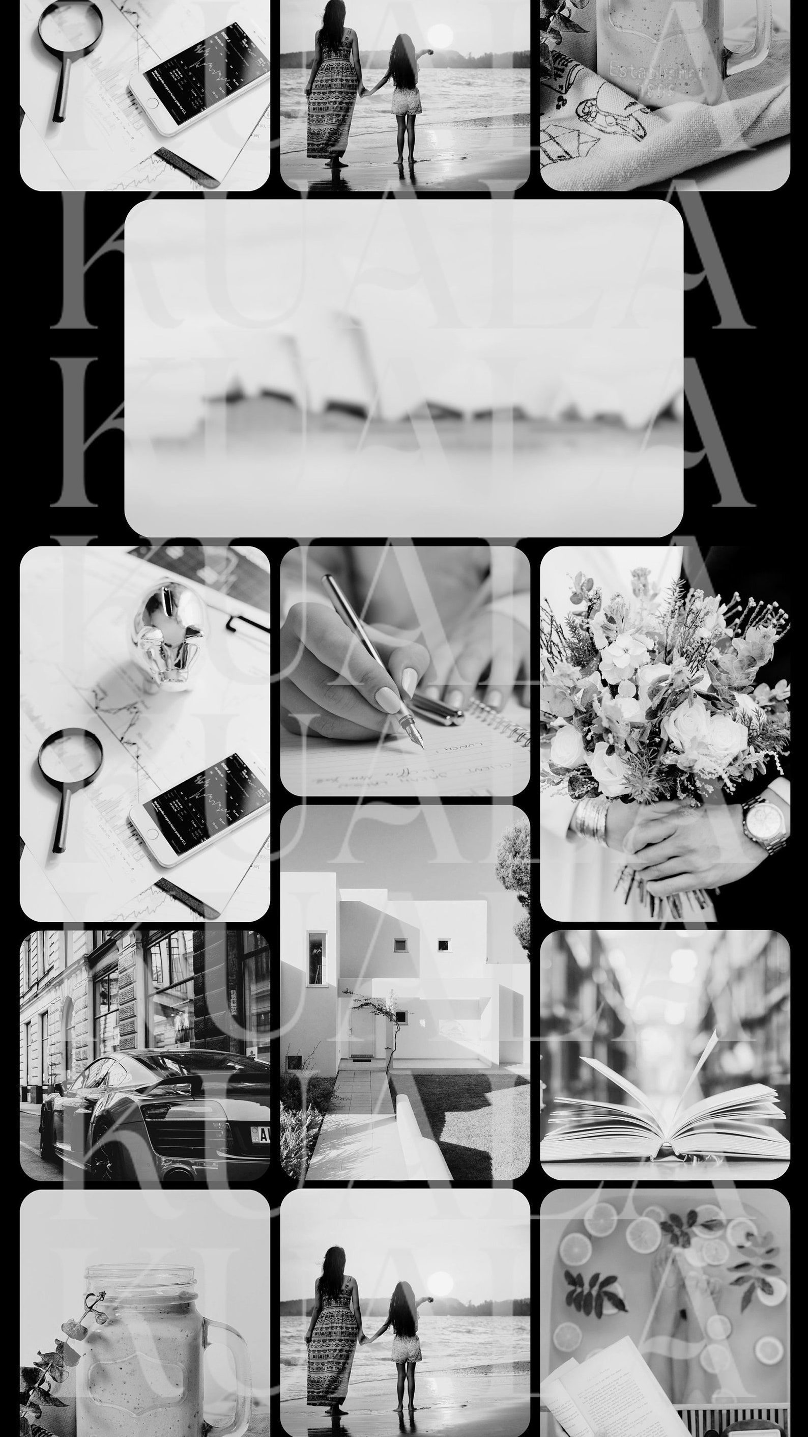 Vision Board Phone Lock Screen Template - Etsy