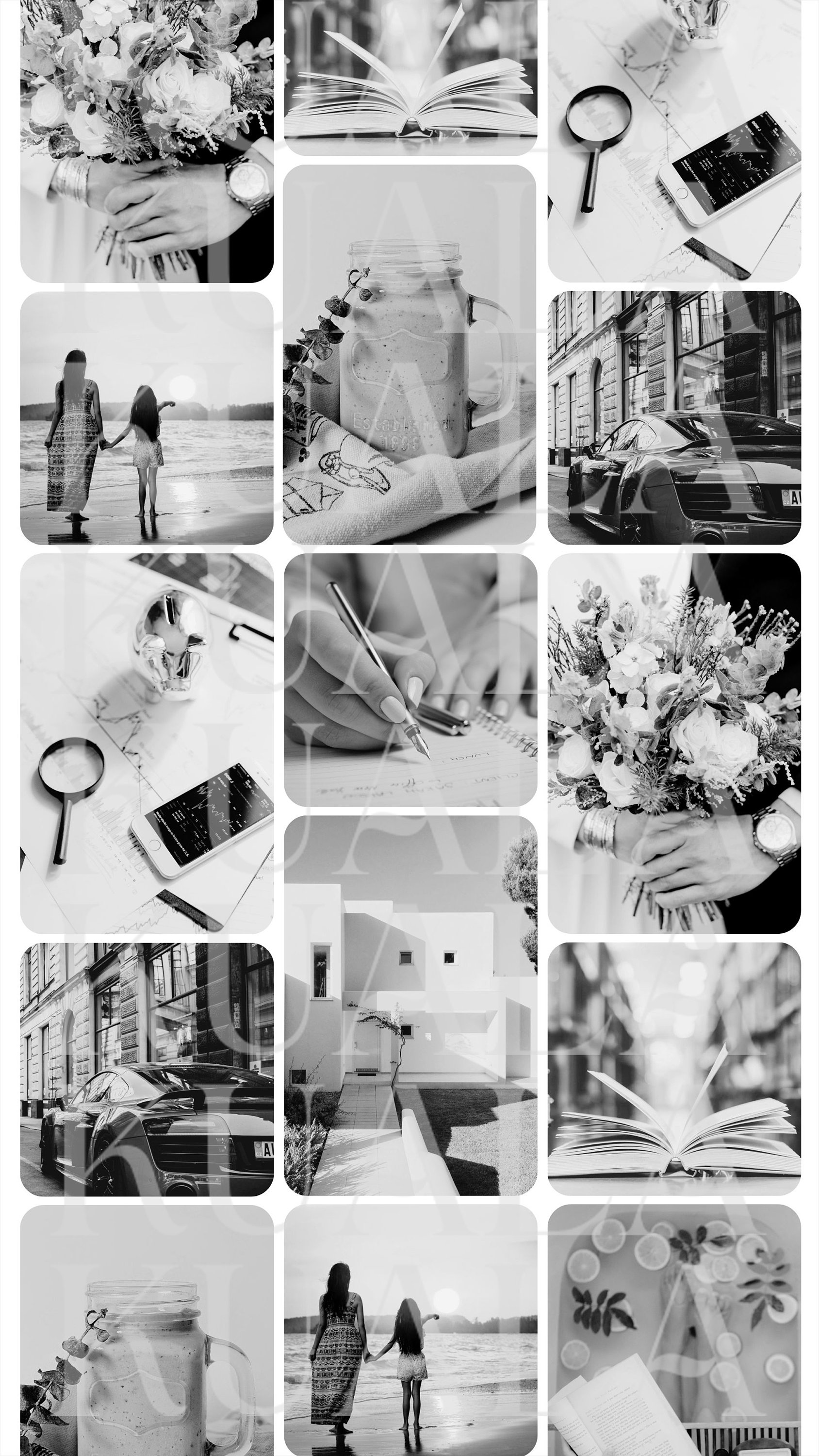 Vision Board Phone Lock Screen Template - Etsy