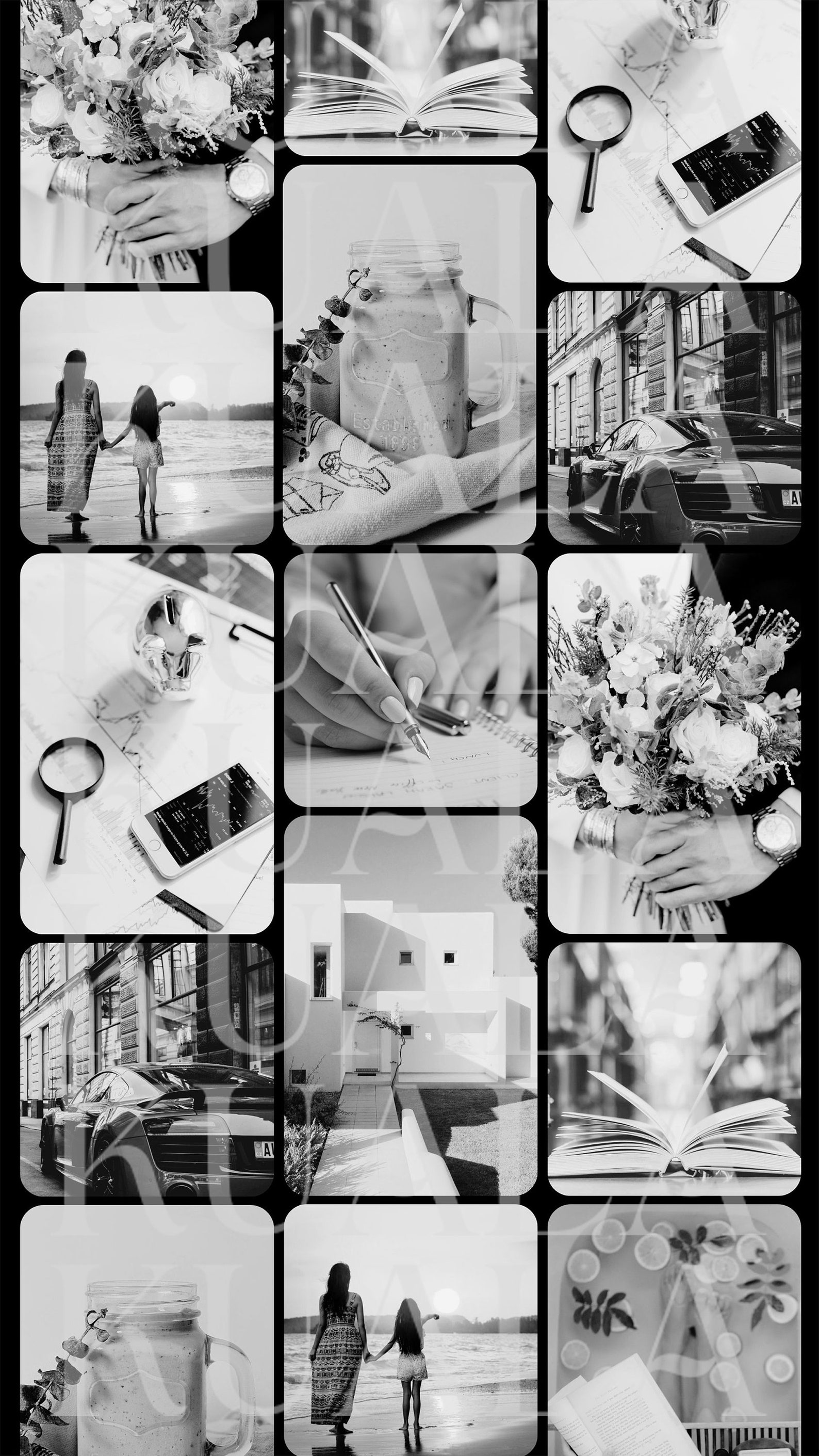 Vision Board Phone Lock Screen Template - Etsy