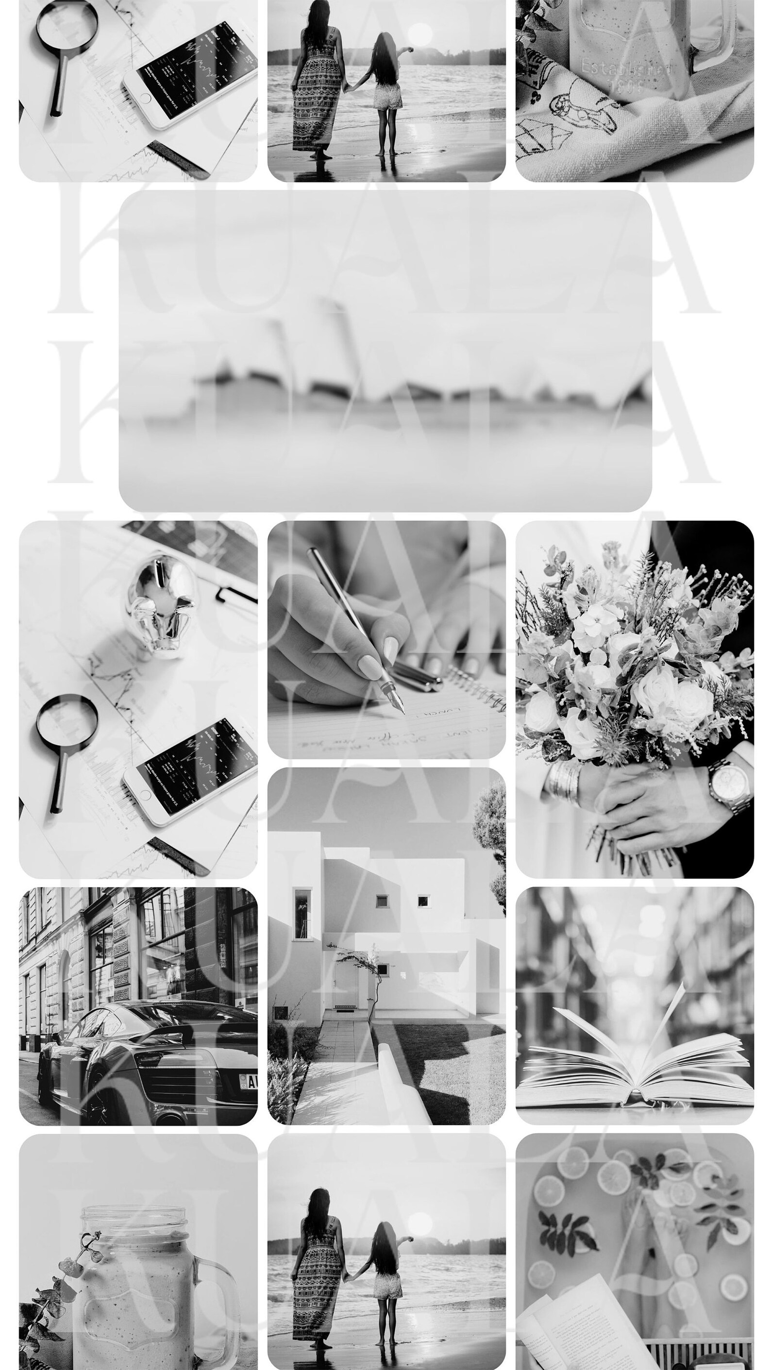 Vision Board Phone Lock Screen Template - Etsy