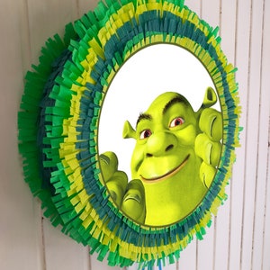 Birthday Pinata Shrek and Fiona Party Supplies - Etsy