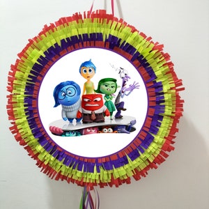 Birthday Party Pinata Inside Out 2 Supplies Favor Intensely Cupcake ...