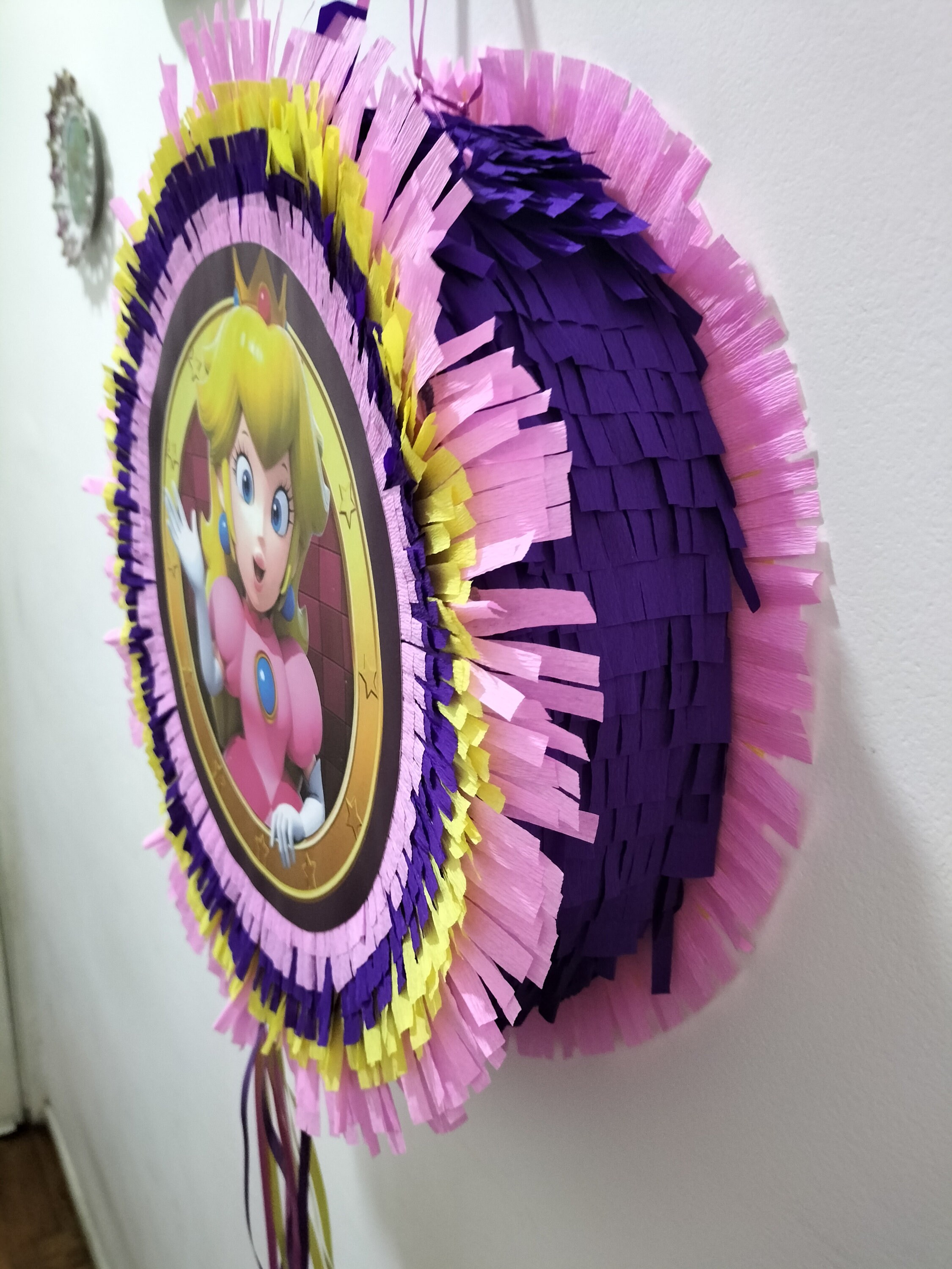 Birthday Party Pinata Princess Peach Super Mario Supplies Favor - Etsy