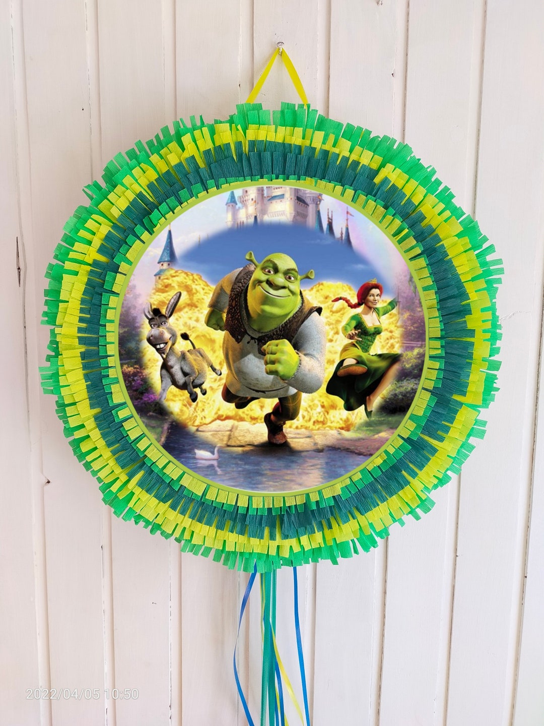 Birthday Pinata Shrek and Fiona Party Supplies - Etsy