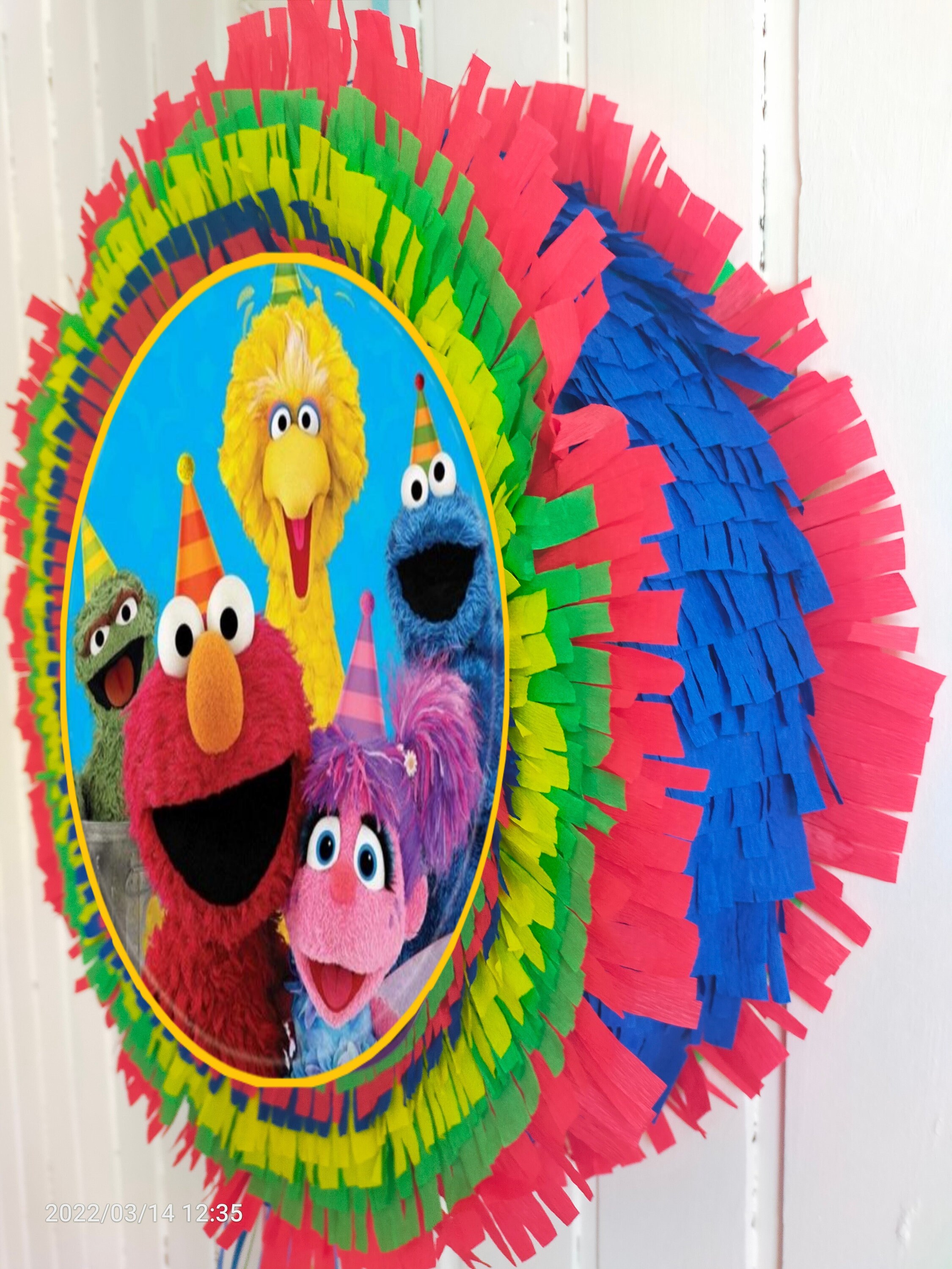 Birthday Party Pinata Sesame Street Elmo Favor Game Supplies - Etsy