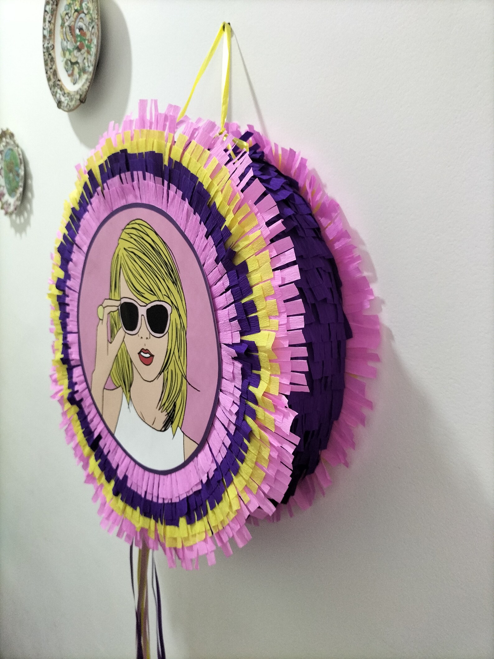 Birthday Party Pinata Singer Tylor Swift Cupcakes Topper Options Etsy 5007