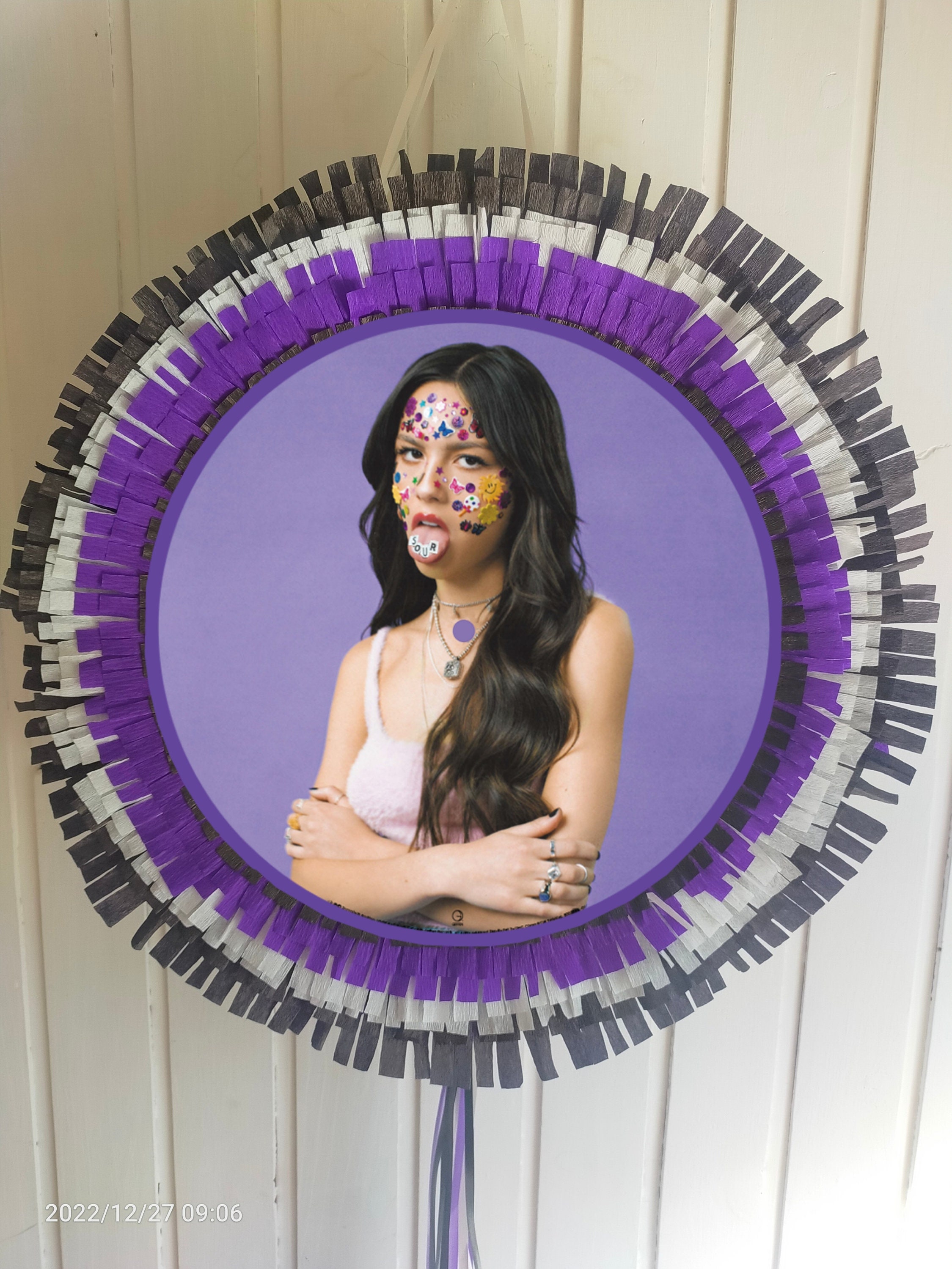 Birthday Pinata Singer Olivia Rodrigo Party Supplies Cupcake Toppers ...