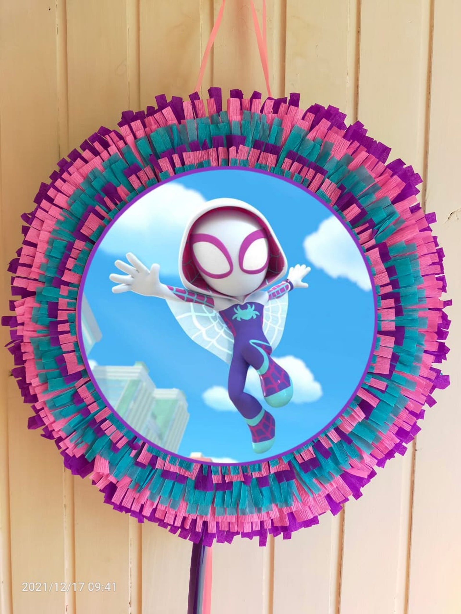 Birthday Party Pinata Spidey and Friends Gosth Supplies Cupcake Option ...