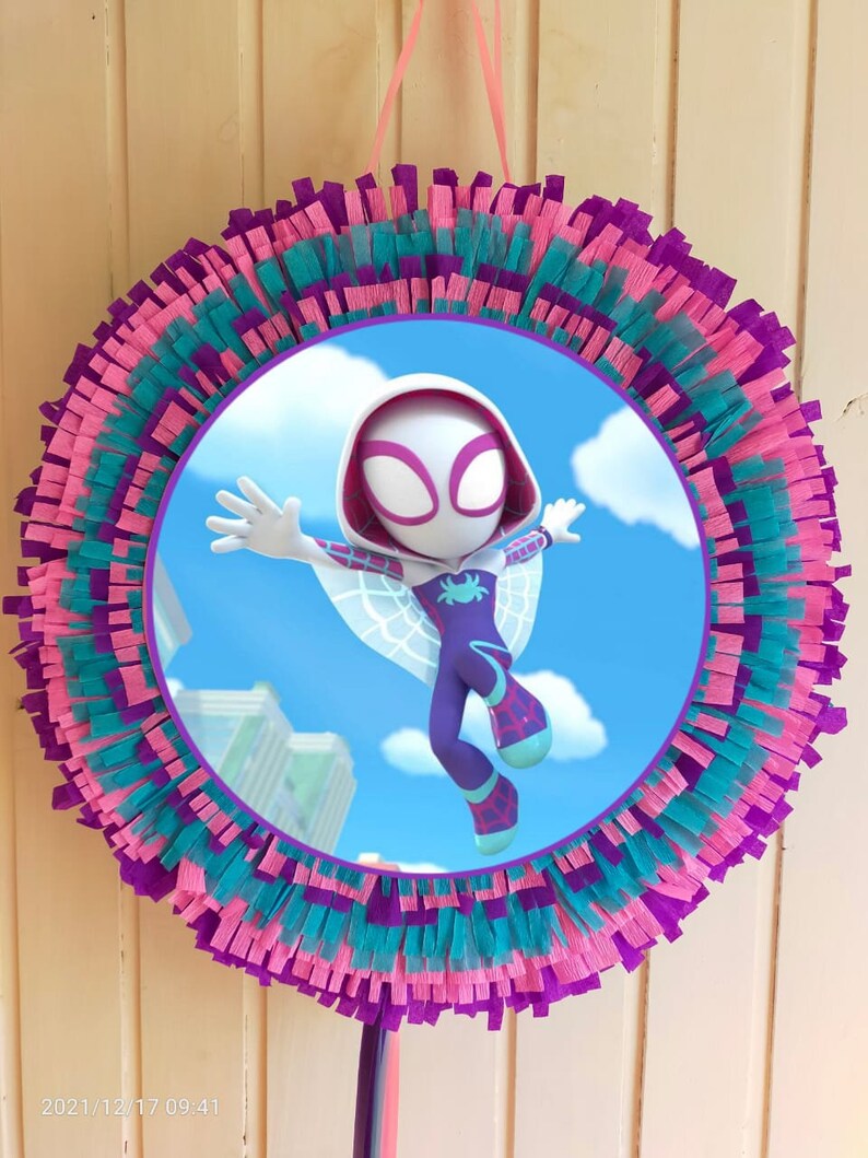 Birthday Party Pinata Spidey and Friends Gosth Supplies Cupcake Option ...