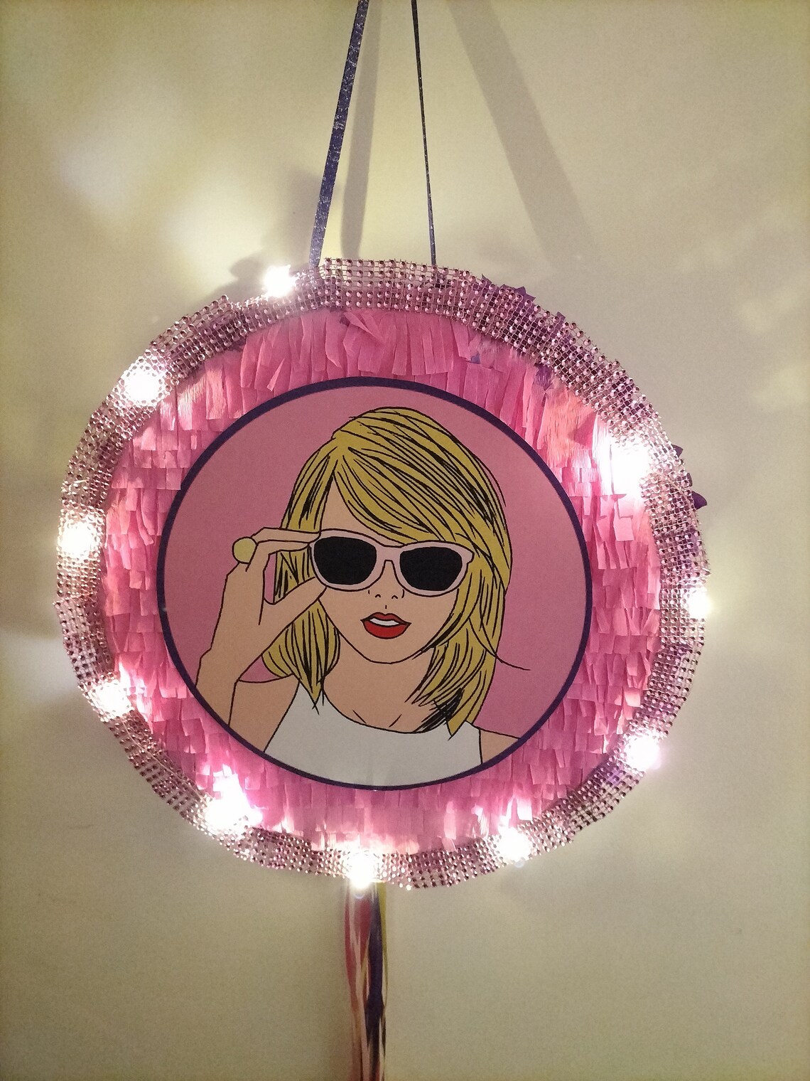 Birthday Party Pinata Singer Tylor Swift With Light - Etsy