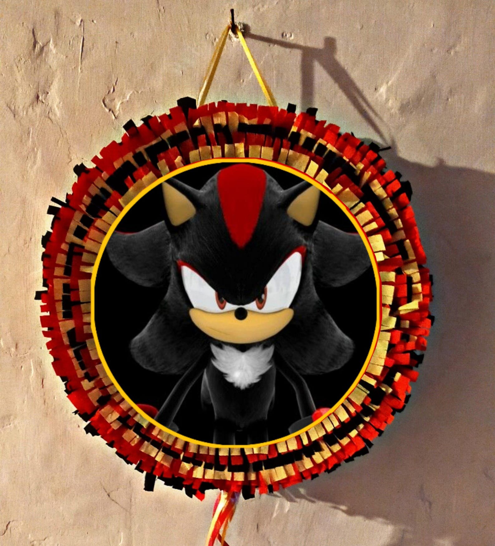 Birthday Party Pinata Sonic Shadow Supplies Hedgehog Favor - Etsy