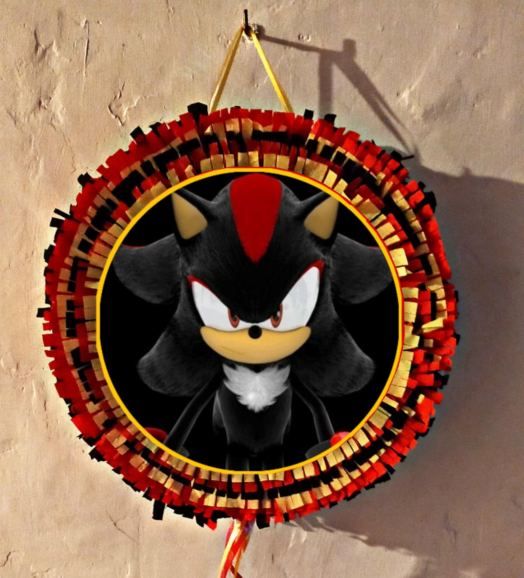 Birthday Party Pinata Sonic Shadow Supplies Hedgehog Favor - Etsy