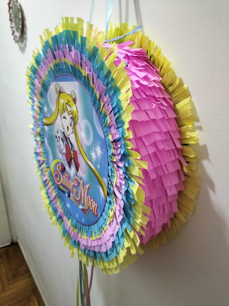 Birthday Party Pinata Sailor Moon Supplies Favor Cupcake Toppers - Etsy