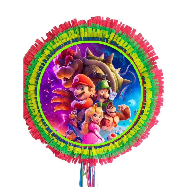 Birthday Party Pinata Super Mario Bros Luigi Supplies Favor - Etsy