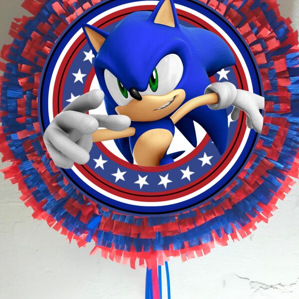 Sonic the Hedgehog Pinata - Etsy