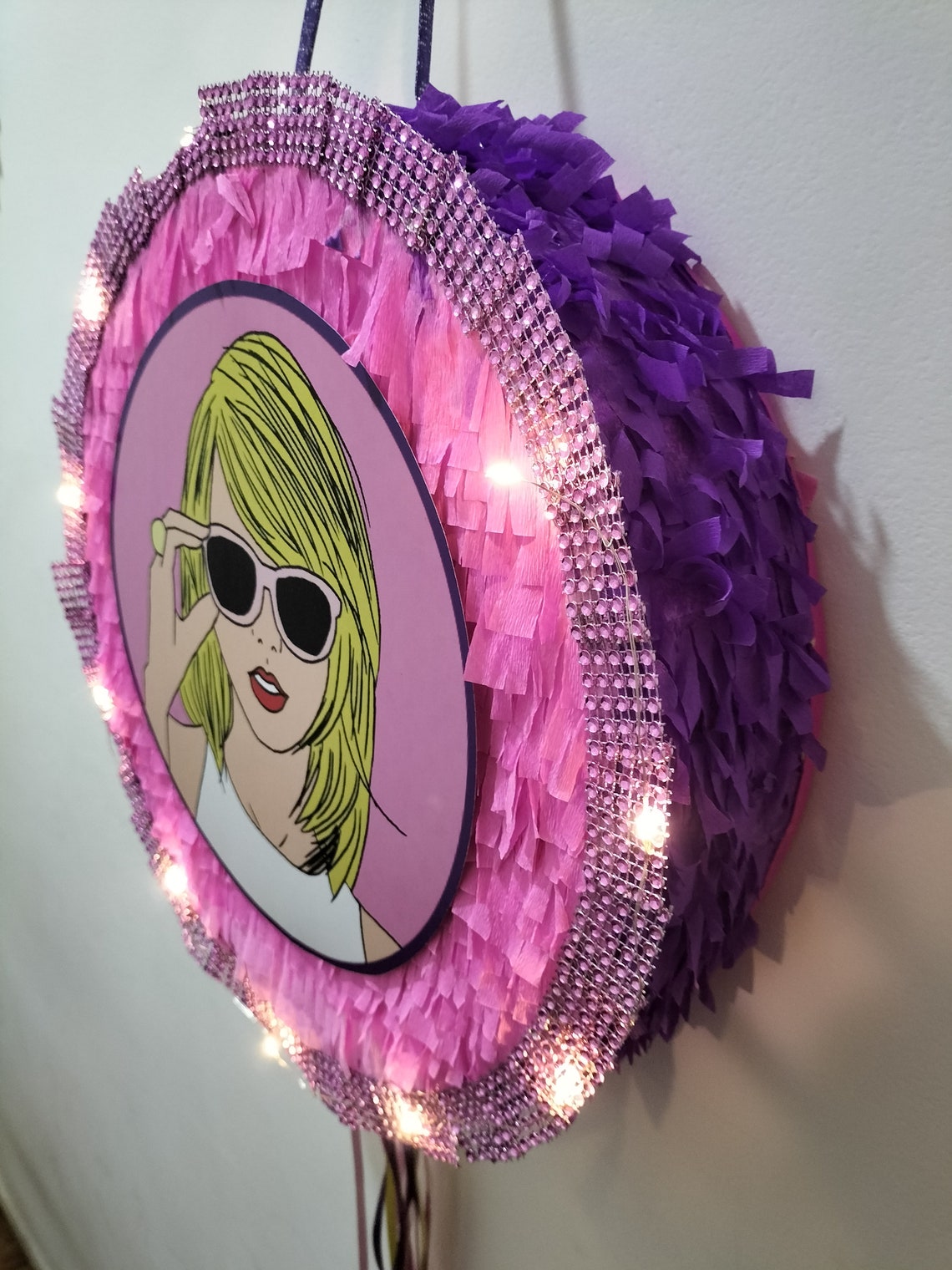 Birthday Party Pinata Singer Tylor Swift With Light - Etsy