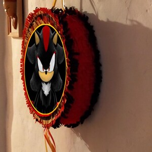 Birthday Party Pinata Sonic Shadow Supplies Hedgehog Favor - Etsy