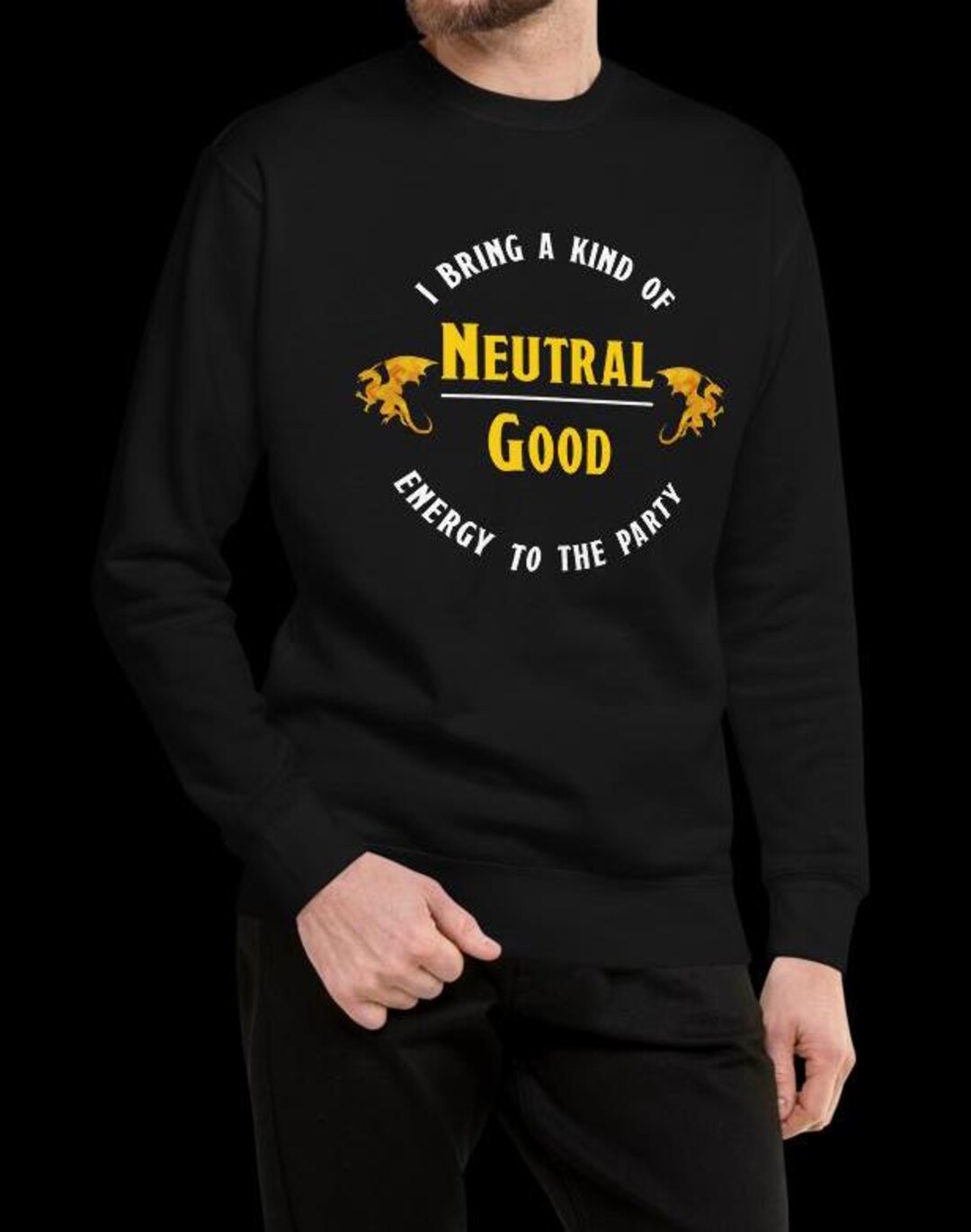 Custom Tabletop Gaming Sweater, Alignment Sweater, Dungeons and Dragons ...