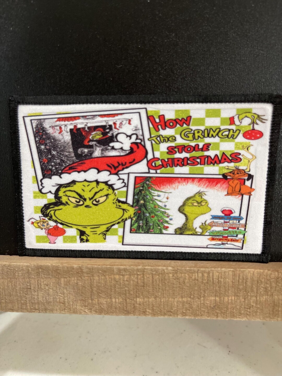 How the Grinch Stole Christmas Iron on Patch - Etsy