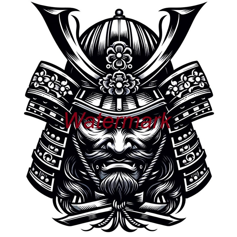 Samurai, Samurai Mask, Svg, Vector Art - Etsy