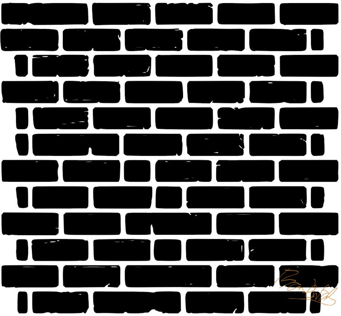 SVG, Vector Art, Brick Wall - Etsy
