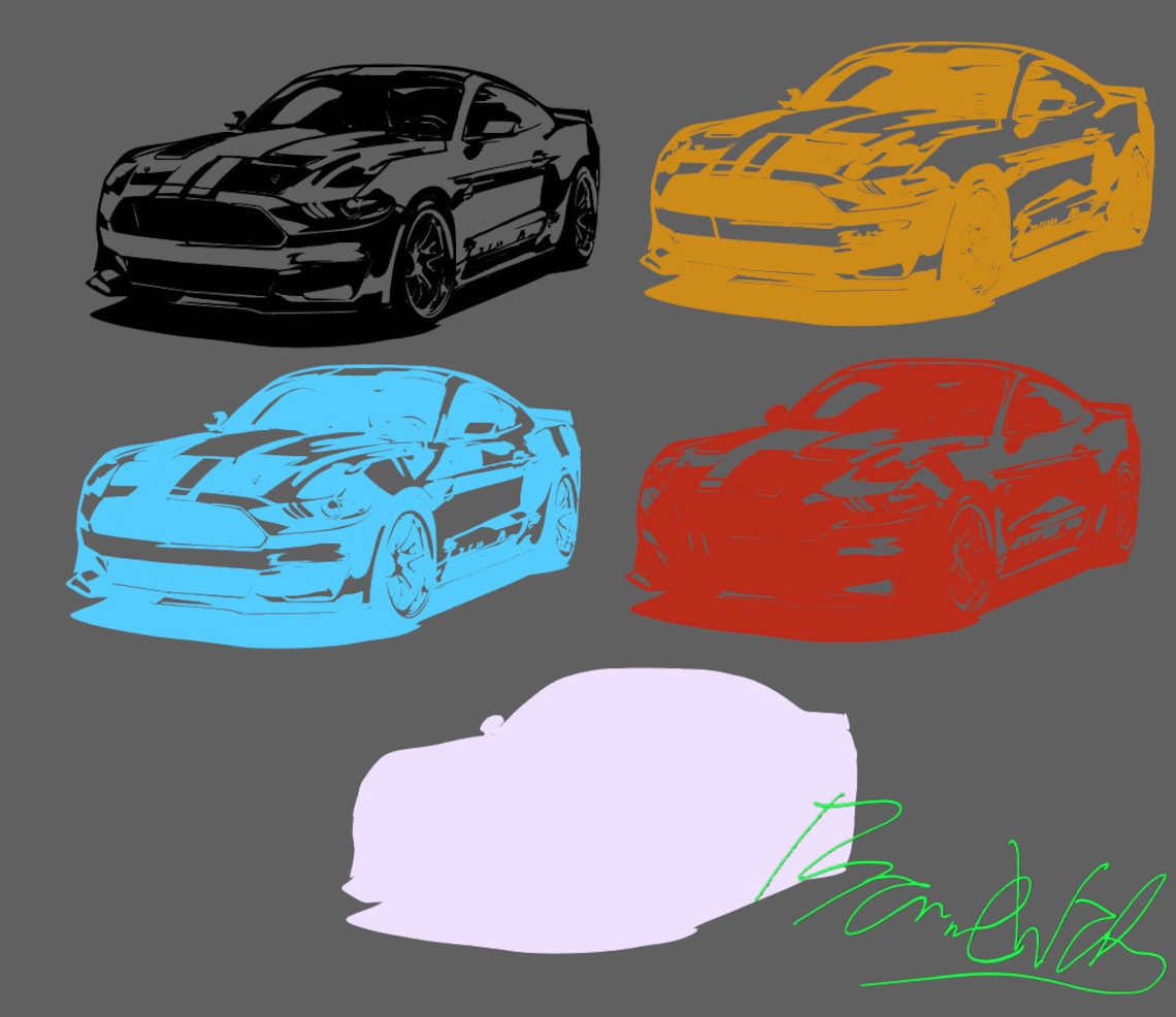 SVG Multilayer, Vector Art, Sport Car, Car Design - Etsy