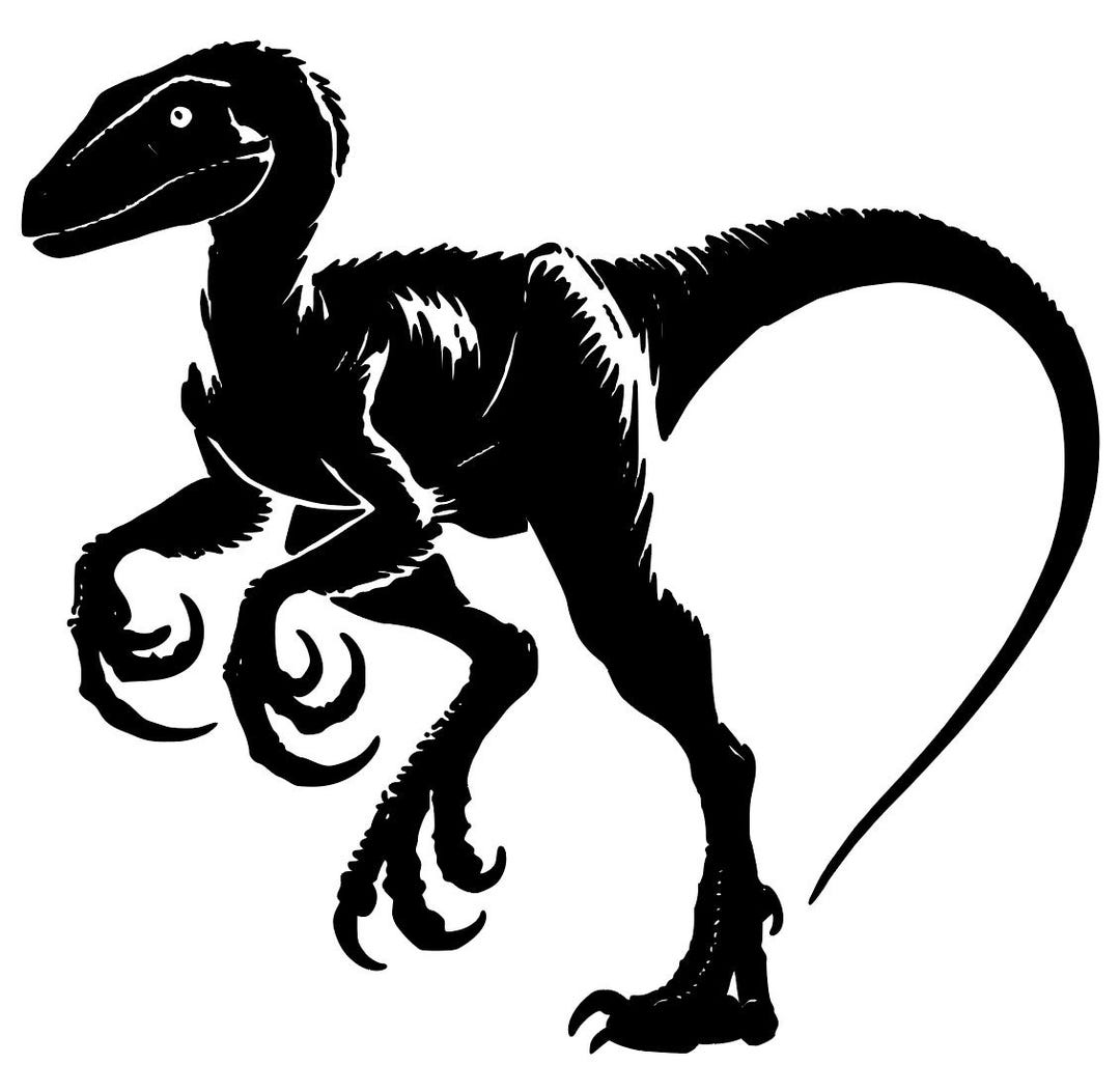 Minimalist Silhouette of a Raptor, Animal | Nature-animal Art | Black ...