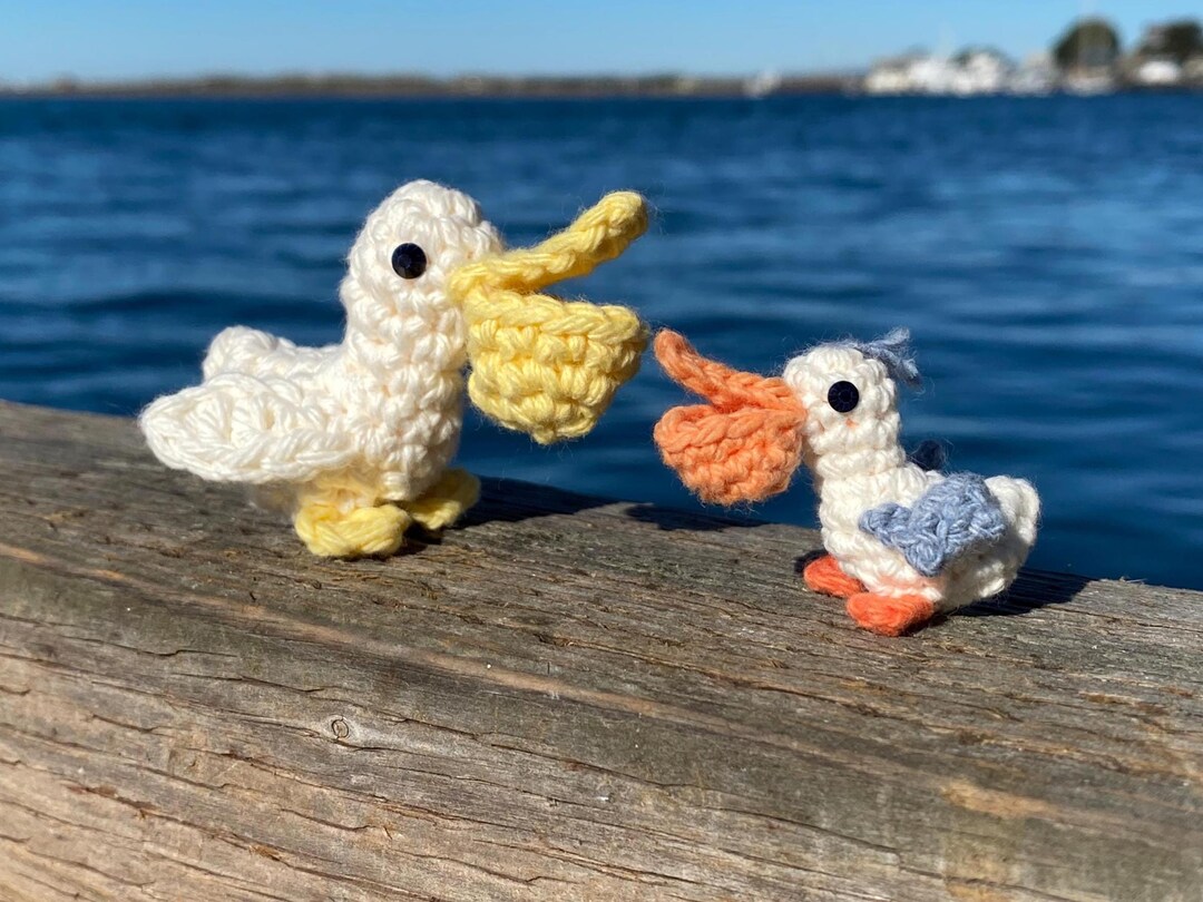 NO-SEW Mini Pelican Crochet PDF Pattern - Etsy