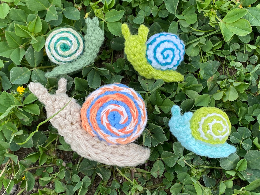 Spiral Snail Crochet PDF Pattern - Etsy