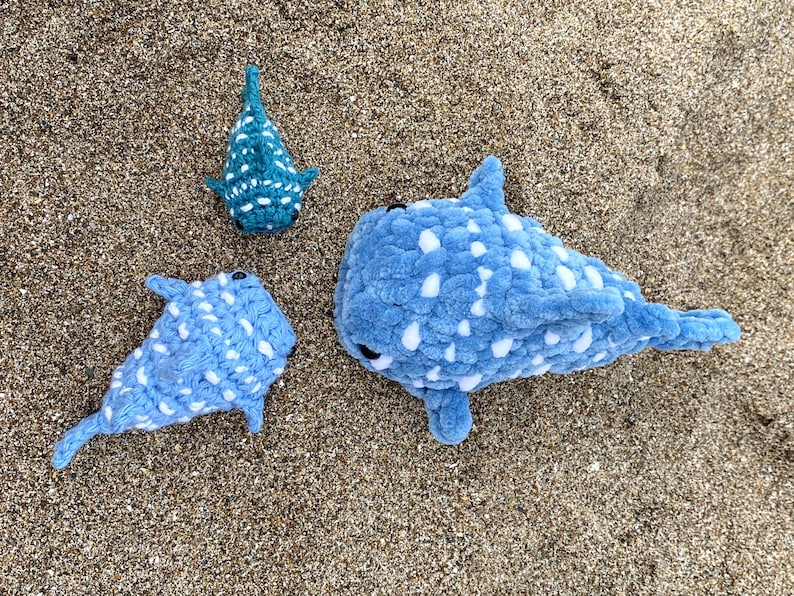 NO-SEW Mini Whale Shark Crochet PDF Pattern - Etsy