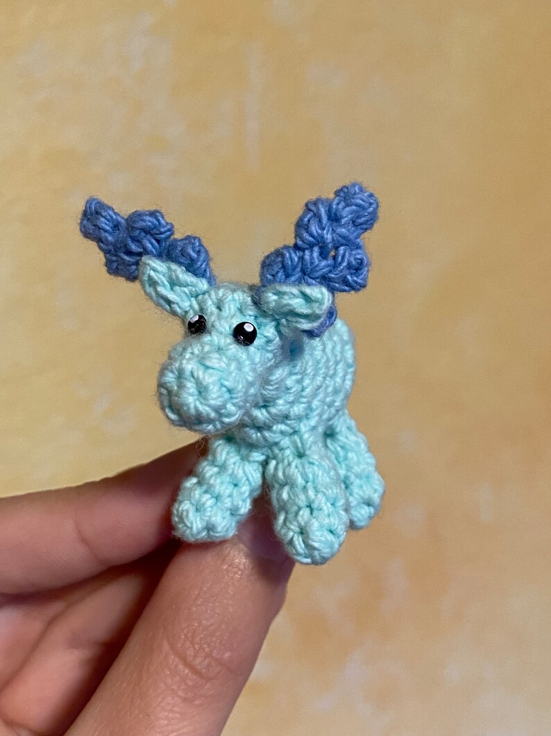 NO-SEW Mini Moose Crochet PDF Pattern - Etsy